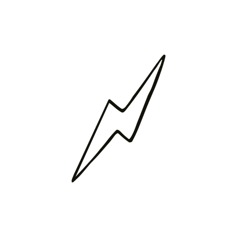 קעקוע ברק - tatwo