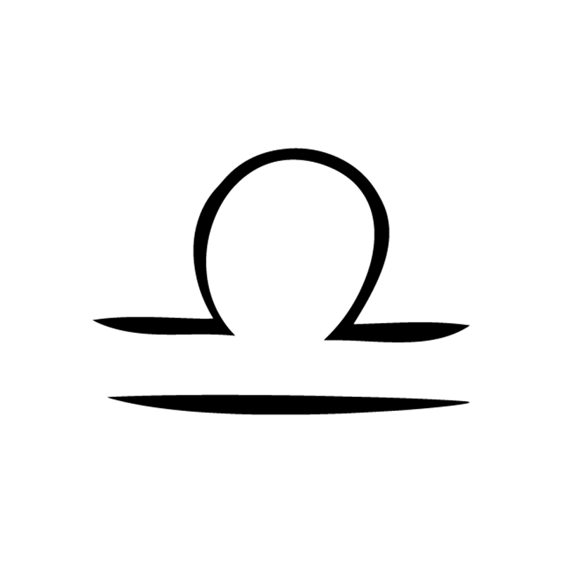 קעקוע מזל מאזניים - tatwo