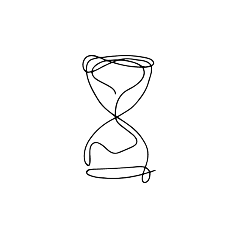 קעקוע שעון חול - tatwo